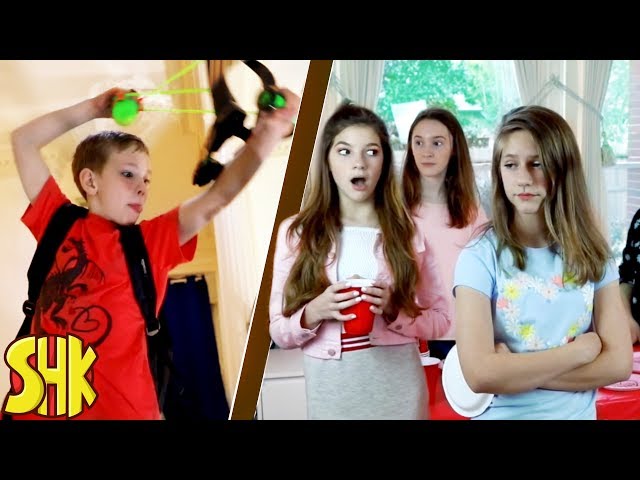 Noah's Perfect Party Battle! Sis vs Bro vs Friends | SuperHeroKids ...