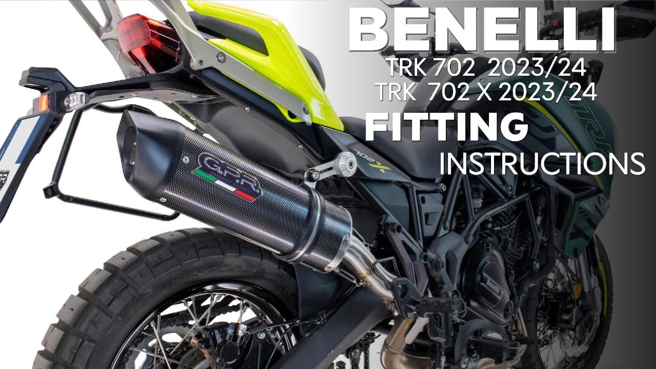 Istruzioni di montaggio GPR Exhaust System Benelli TRK 702 & TRK 702 X ...