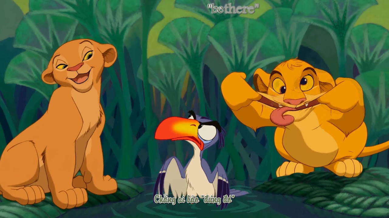 I can't wait to be king - Simba, Nala, Zazu (The Lion King) Vietsub ...
