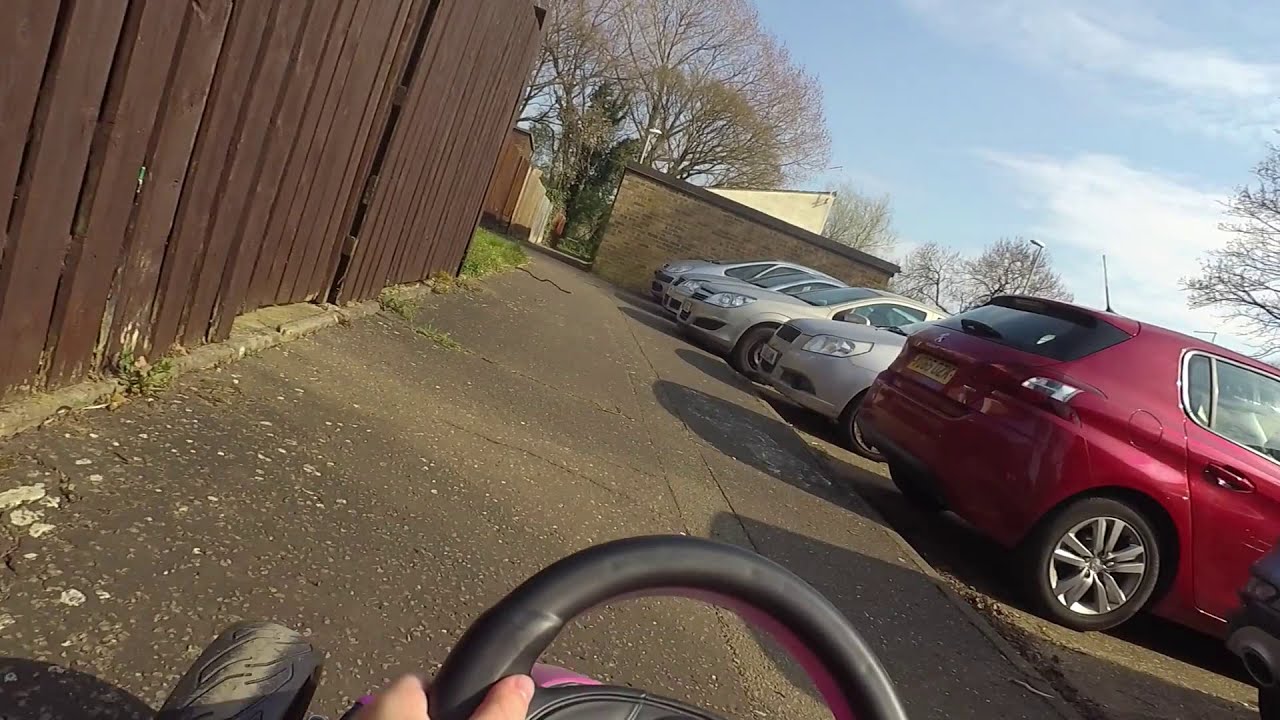 Major thrills @ 5kph - kids kart street view - YouTube