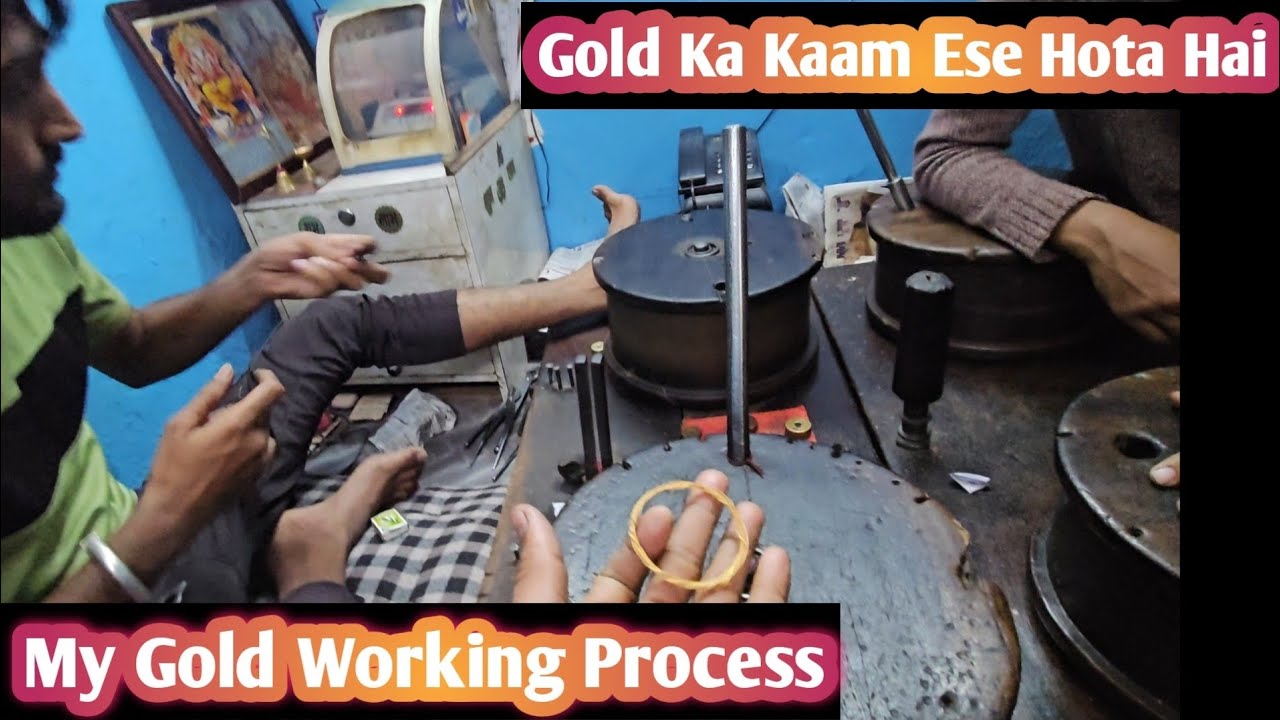 My Gold Making Process || This Is How Gold Works || 22 Carat Gold ...
