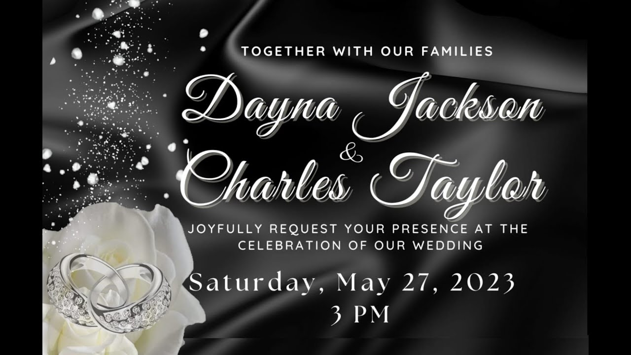 Dayna Jackson & Charles Taylor Wedding Ceremony - YouTube