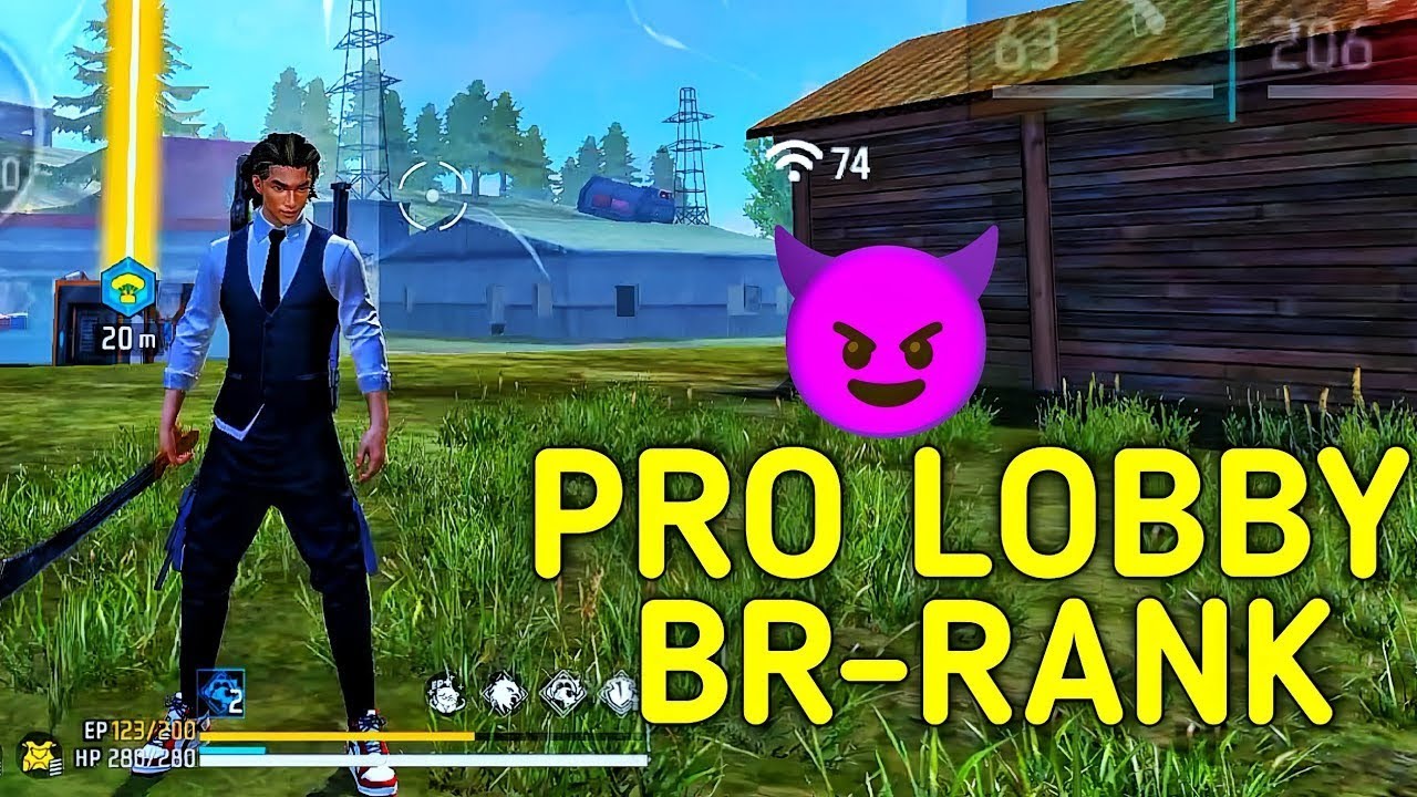 PRO LOBBY IN BR RANK 🥵!! NEXT LEVEL GAMEPLAY ON BERMUDA MAP🗺️!! FULL ...