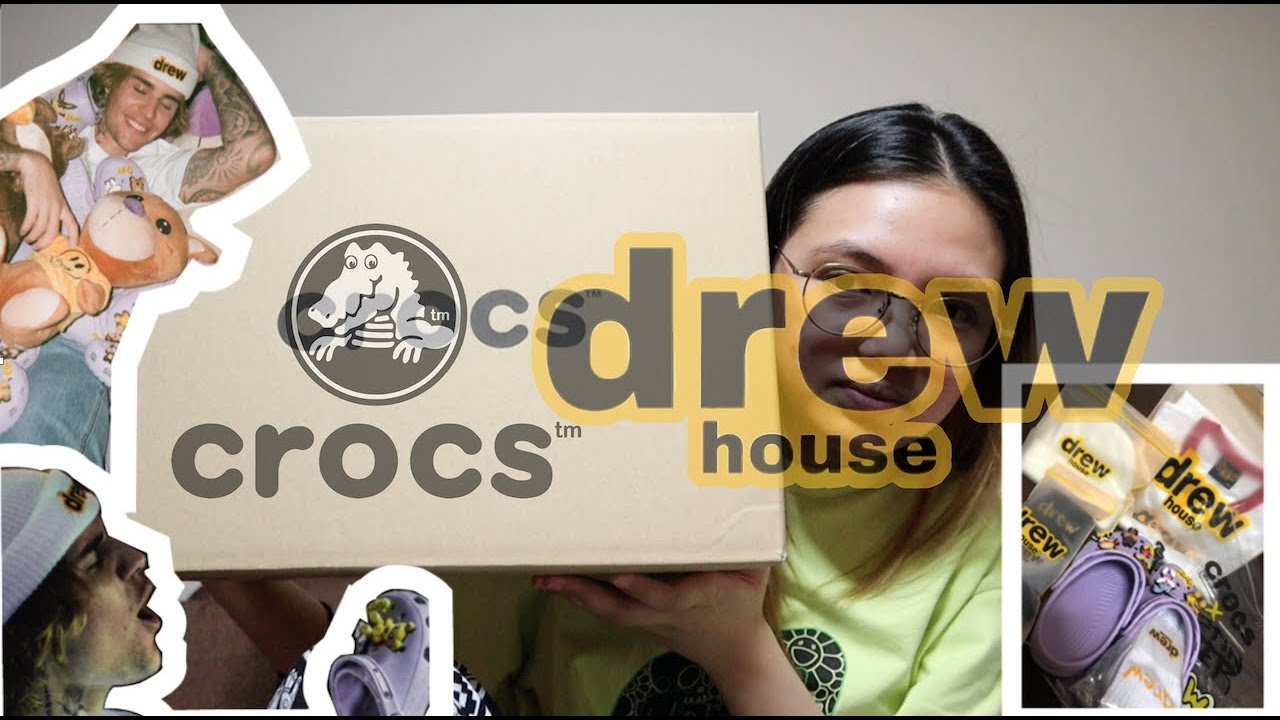 005 # DREW HOUSE HAUL (Crocs X Justin Bieber with Drew House) & TRY ON ...