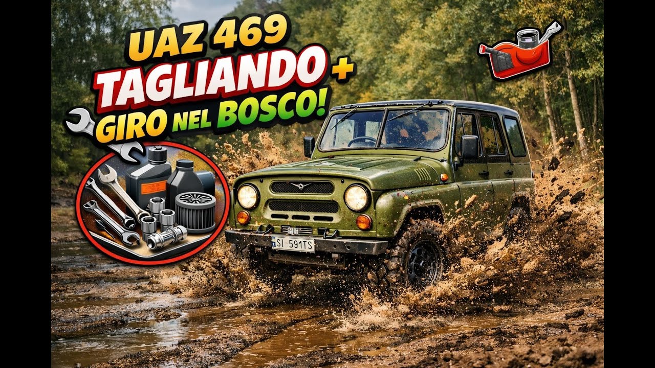 Primo tagliando su mezzo sovietico: UAZ 469 Manutenzione totale fai da ...