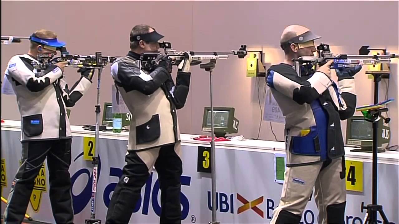 European Championships Final 10M Air Rifle Men - YouTube