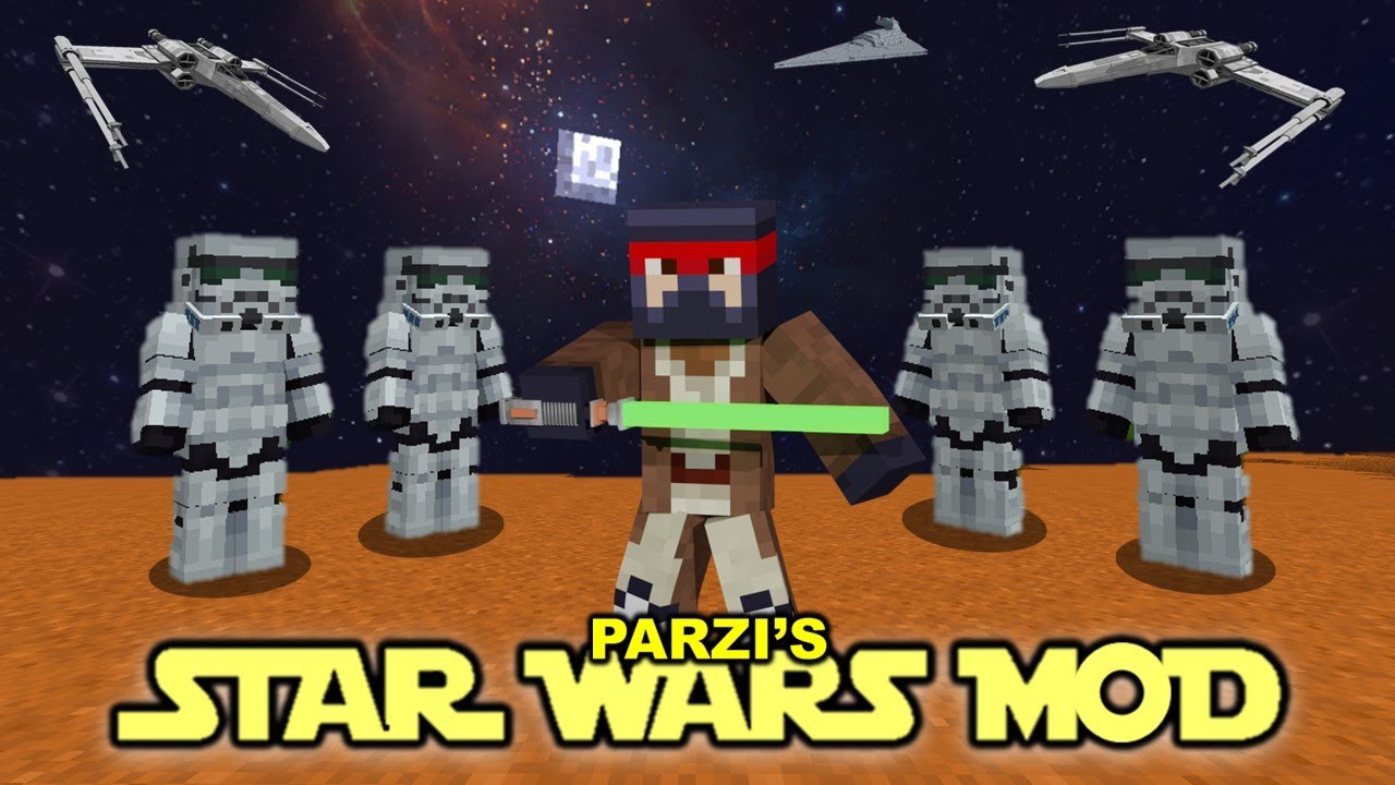 This Star Wars Mod Is SO COOL! | Minecraft Mod Showcase - YouTube