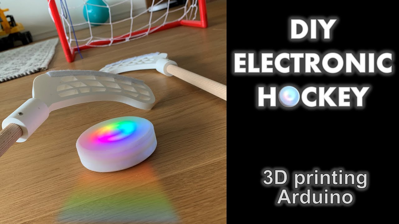 DIY INDOOR HOCKEY | with light and sound effects that change with the ...