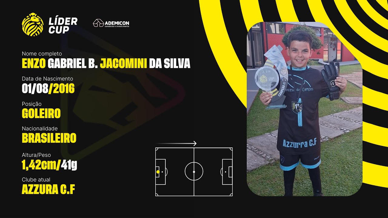 ENZO BARBOSA JACOMINI DA SILVA - 2016 - GOLEIRO - HIGHLIGHT TDF - YouTube