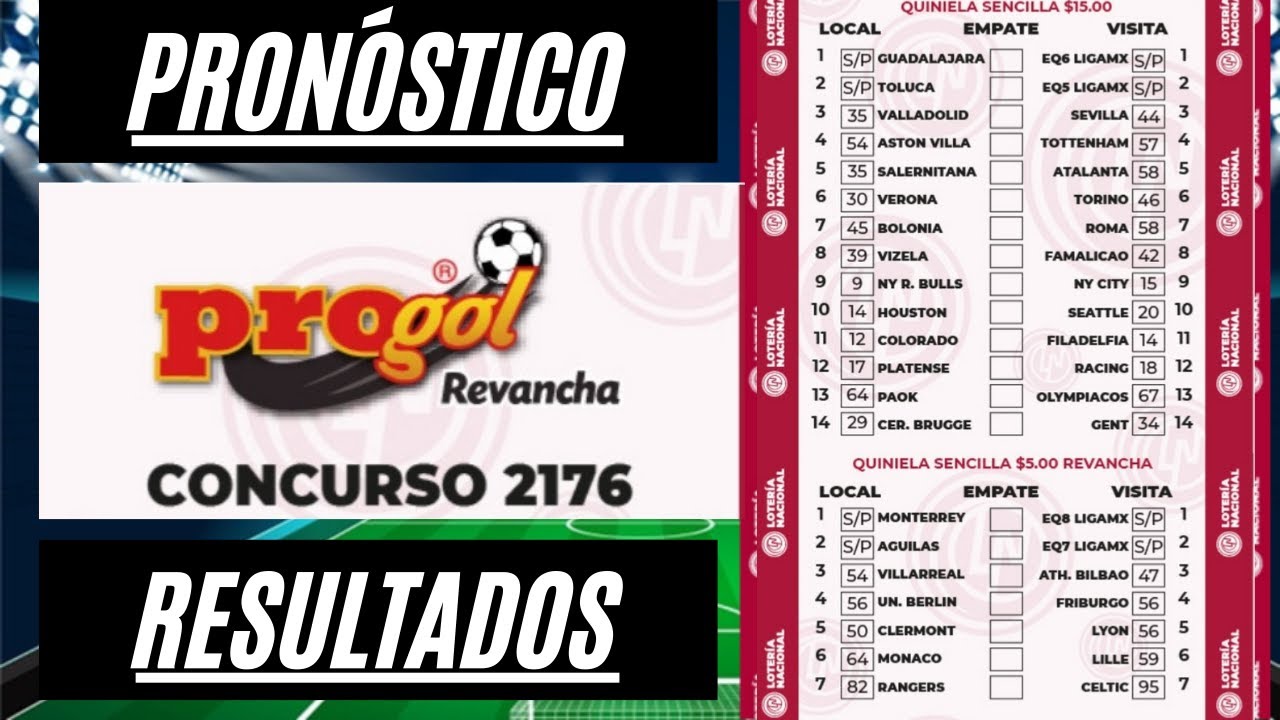 Progol #2176 Análisis Completo, Pronóstico y Resultados #2175 ...