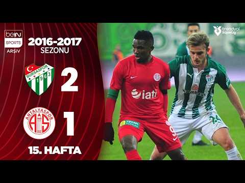 Bursaspor (2-1) Antalyaspor | MAÇ ÖZETİ | 15. Hafta - 2016/2017