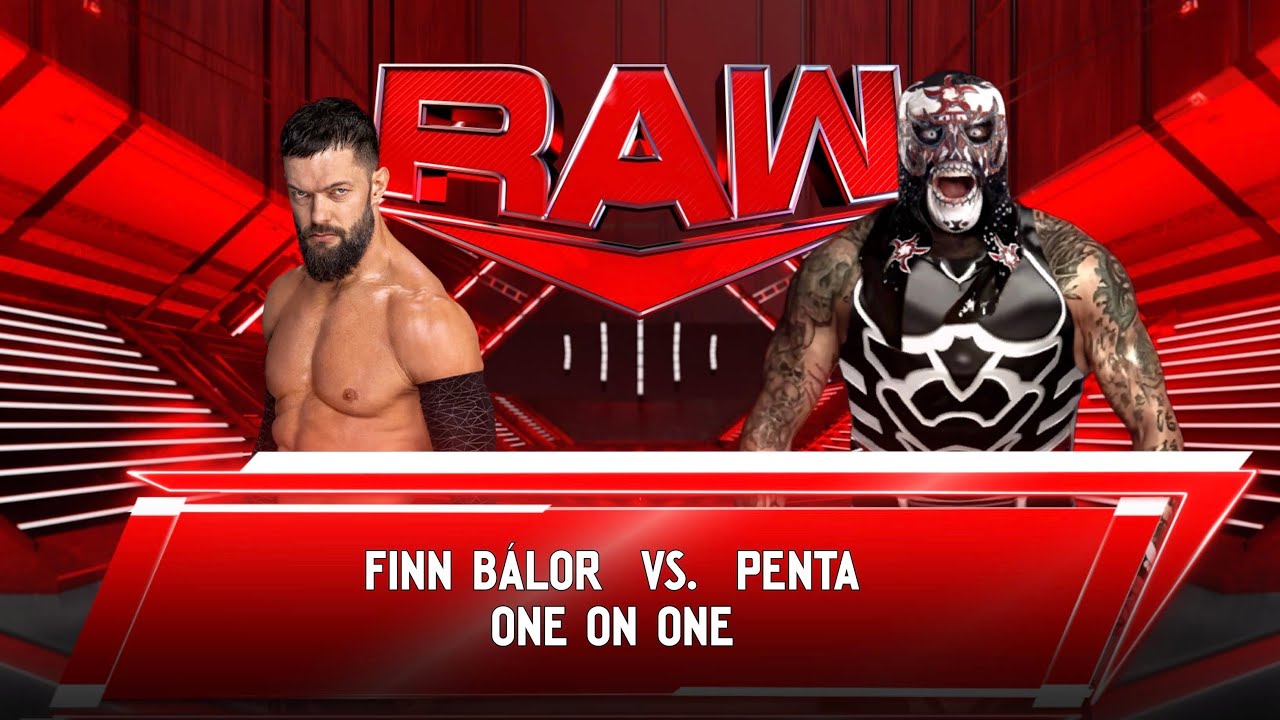 WWE 2K24 Penta El Zero Miedo vs. Finn Bàlor on Monday Night Raw - YouTube