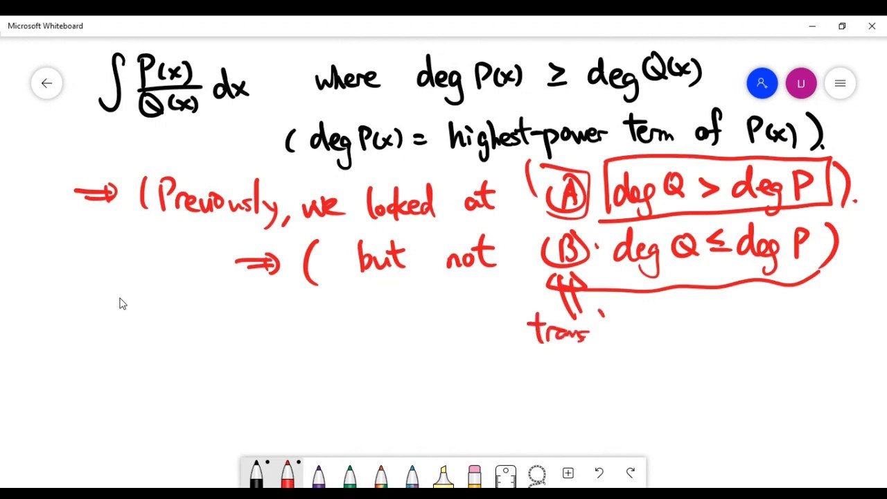 Calculus: Integration of rational functions (Part 4) - YouTube