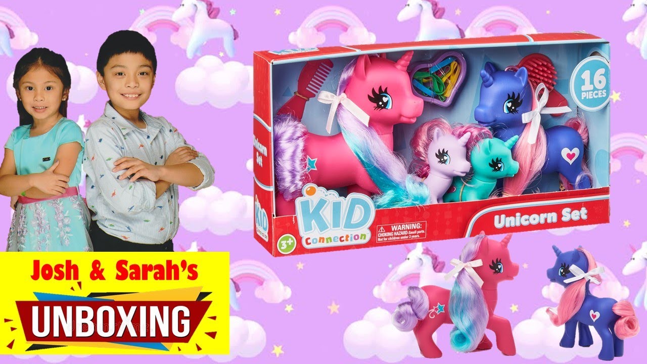 Kids Connection Unicorn Set ║Josh&Sarah Unboxing - YouTube
