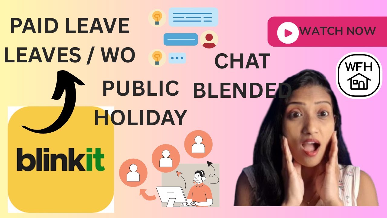 WO and Leaves Paid leaves public holidays in Customer support job WFH ...
