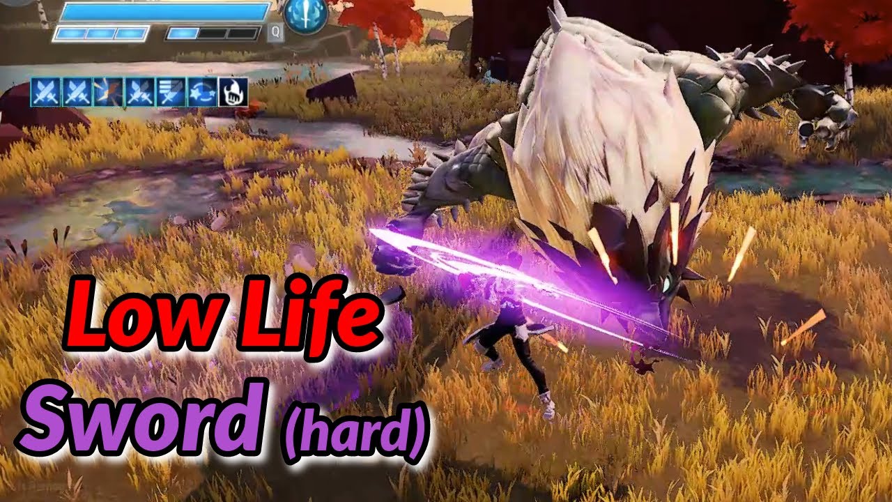 Low Life Discipline Sword (Hard) - Dauntless Build - YouTube