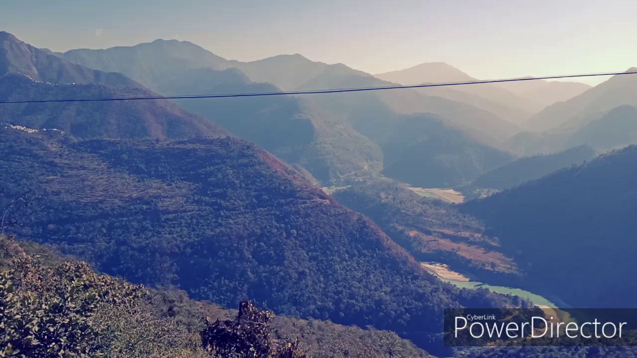 A view of Ganga Valley , from teendhara point - YouTube