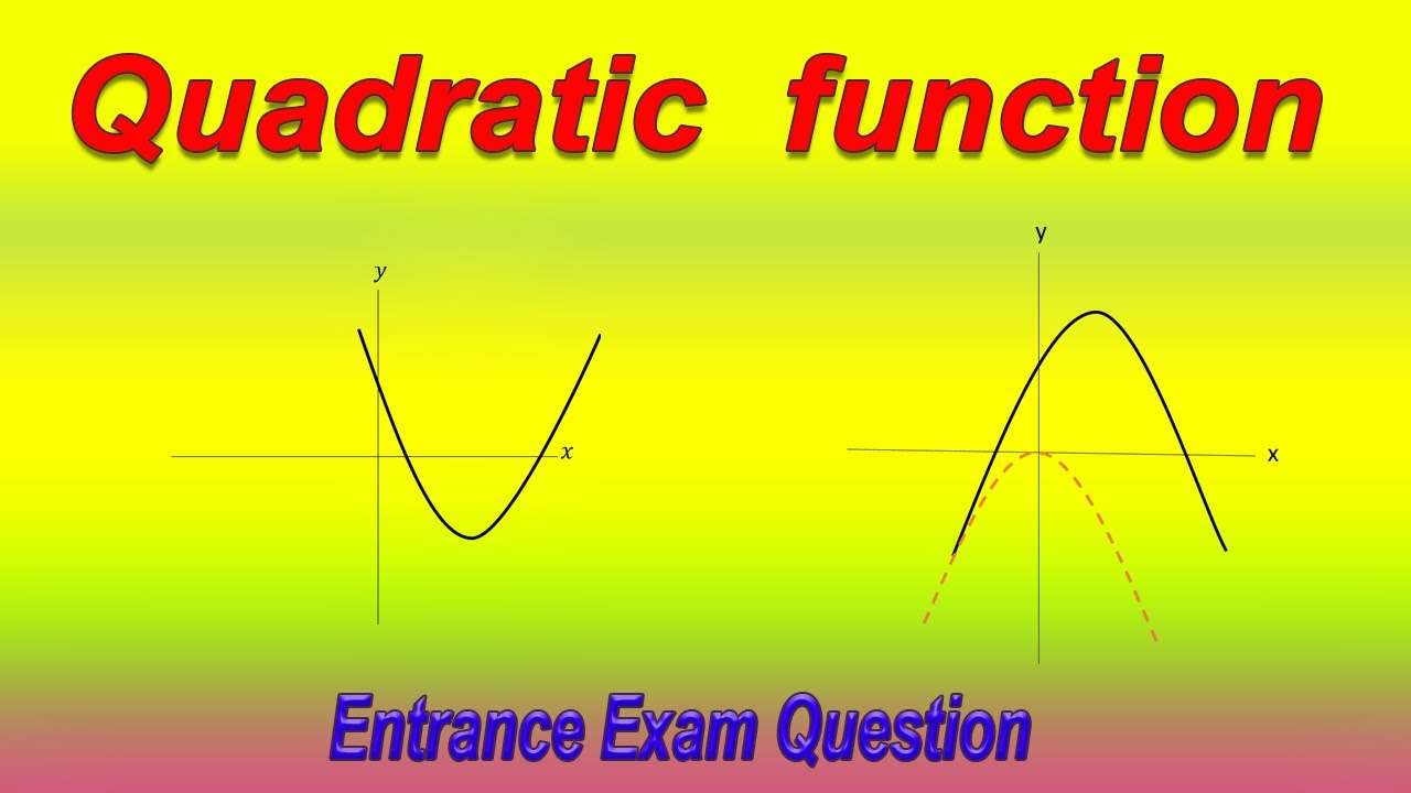 Maths Grade-10 | Graphs of Quadratic function - YouTube