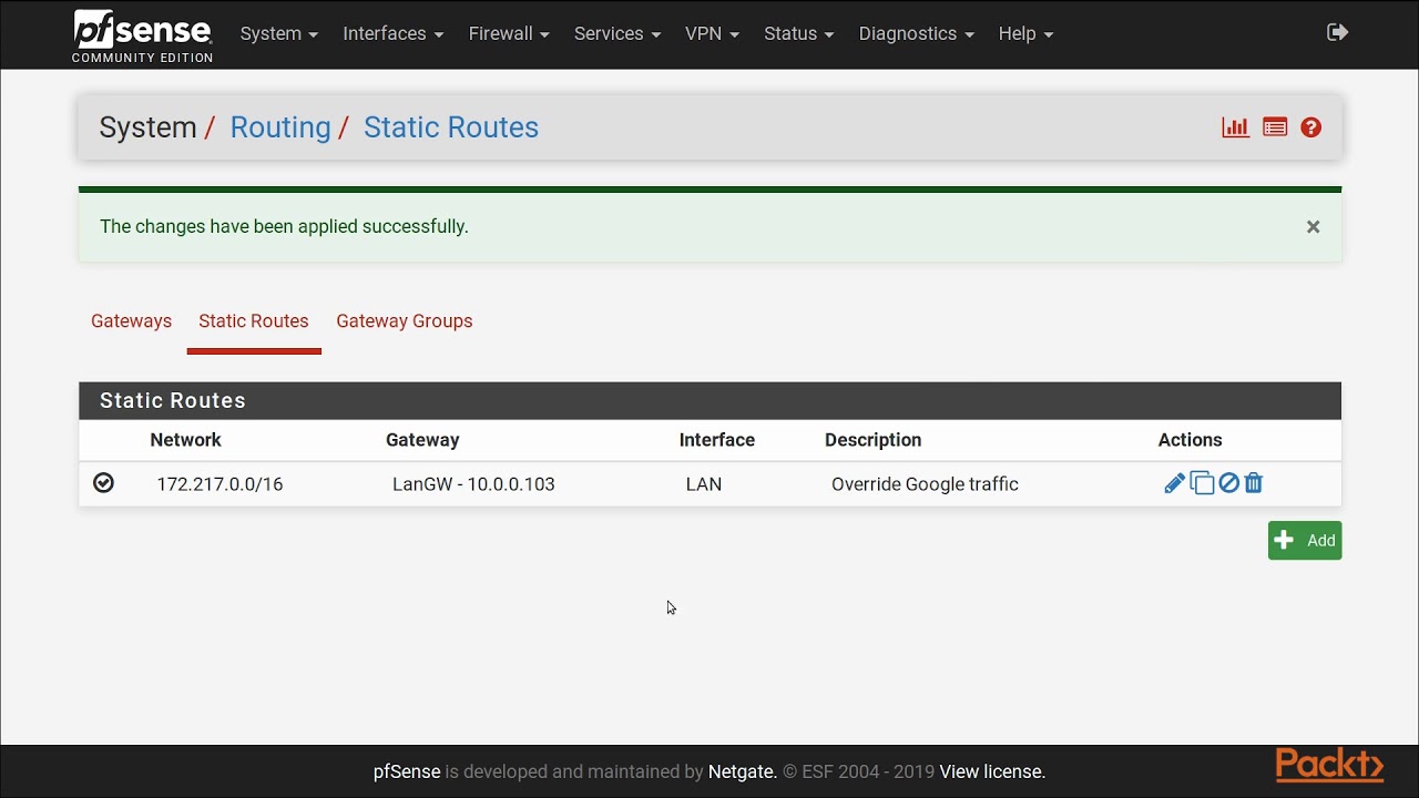 Hands-On pfSense 2.x for Firewalls and Routers: Network Gateways ...