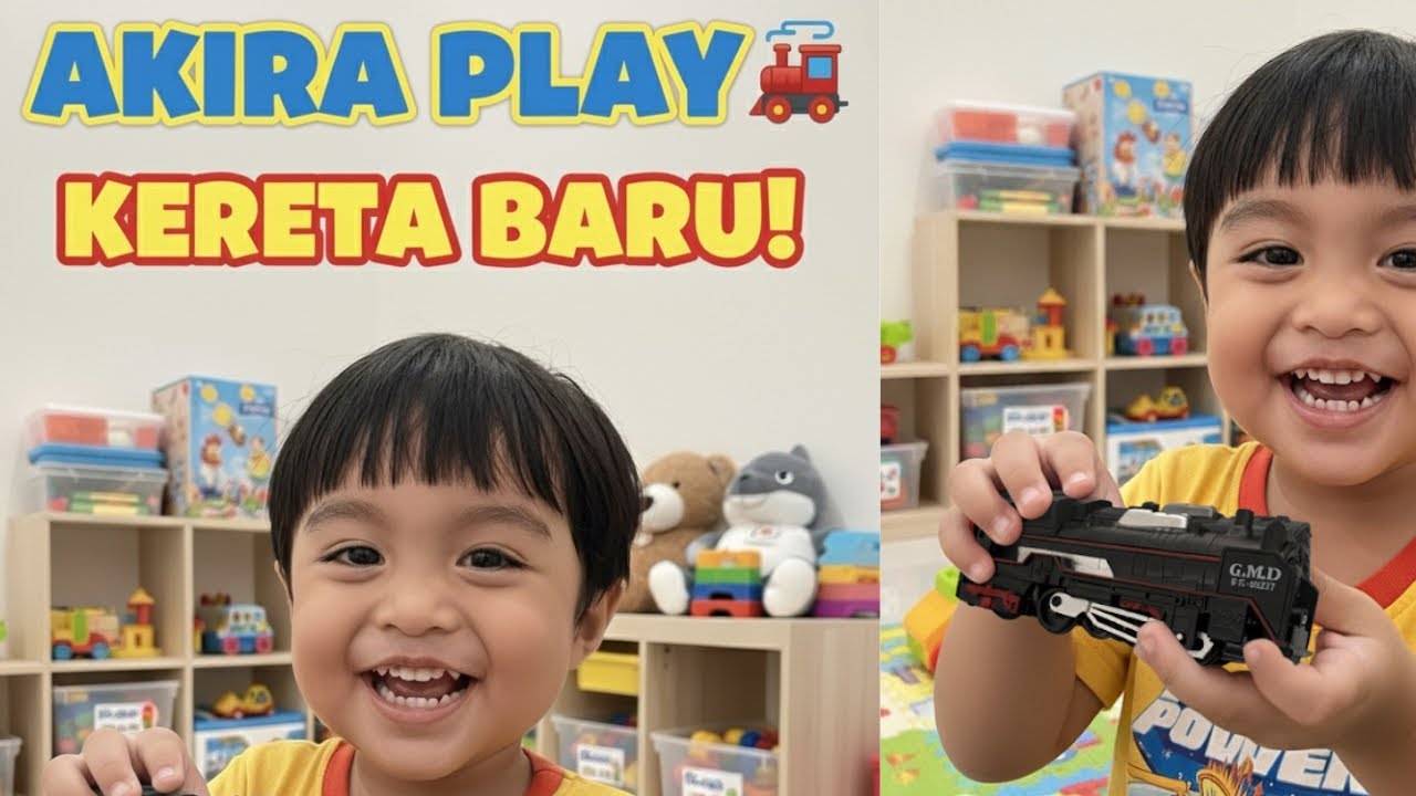 KERETA API BARU AKIRA! 🚂 Main Kereta G.M.D Keren! (Akira Play) - YouTube