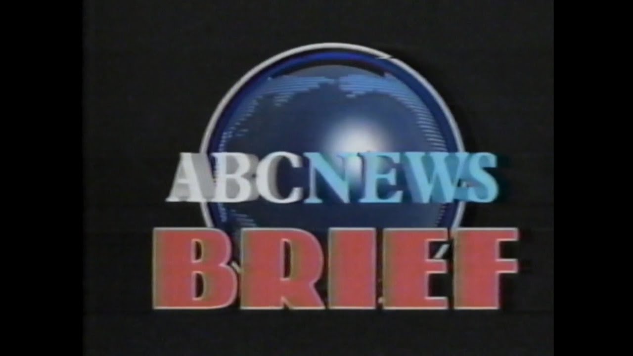 ABC News Brief (rare, 1990) - YouTube