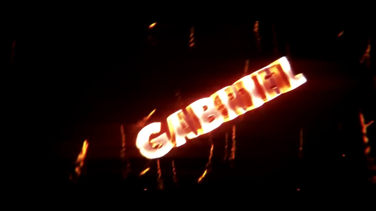 Intro Para Gabriel 3d hago intros 3d gratis - YouTube