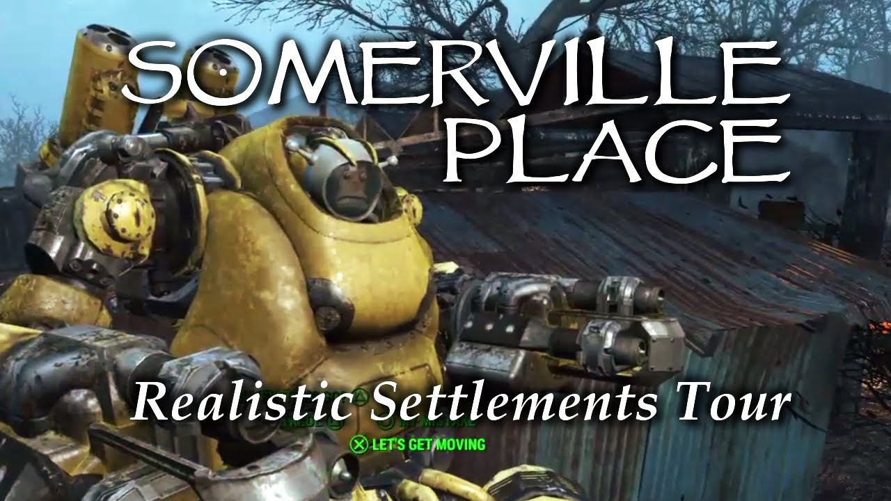 Settlement Tour ep19 Somerville Place Fallout 4 PS4 - YouTube