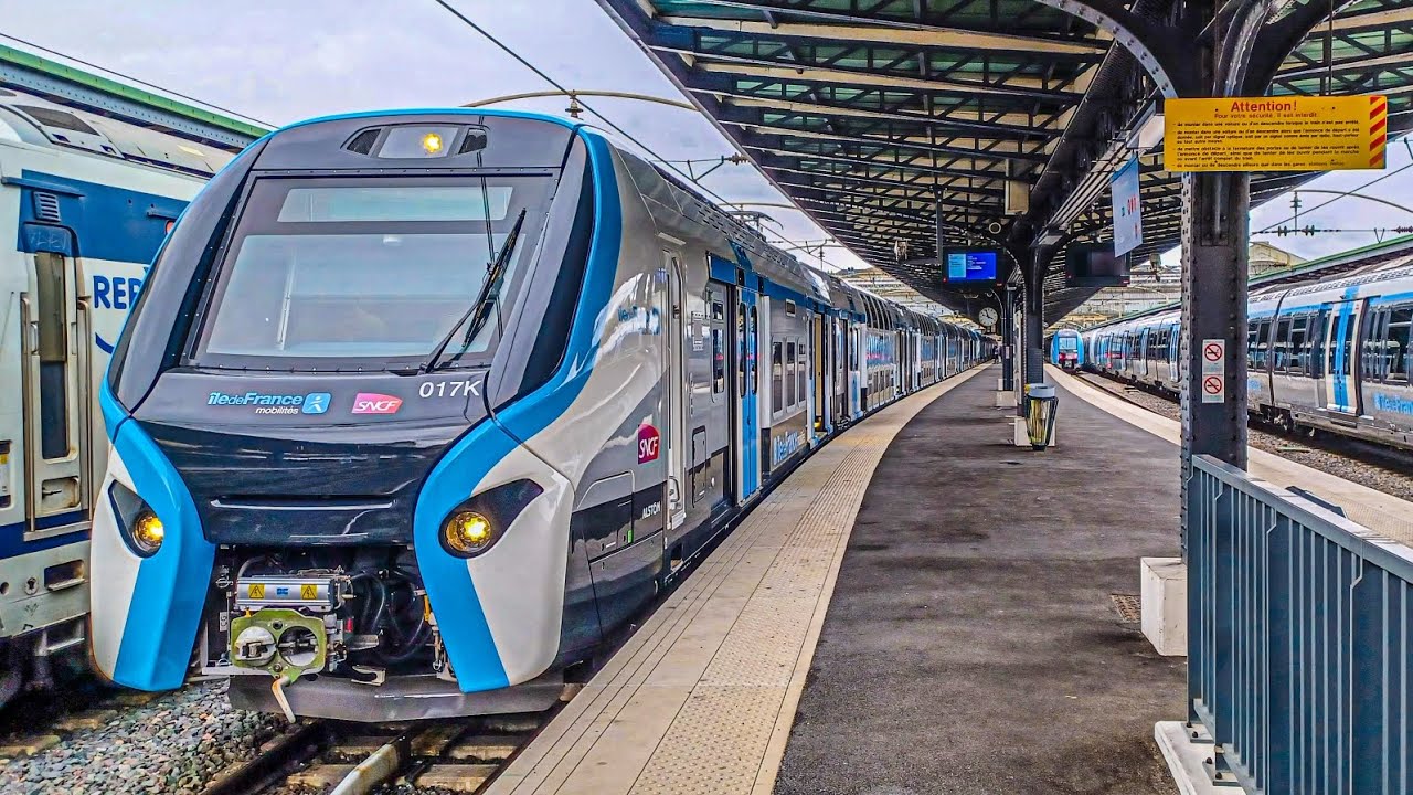 [SNCF]RER E Les Z58000 (RER NG) sur le Réseau Paris Est + Trajet à bord ...