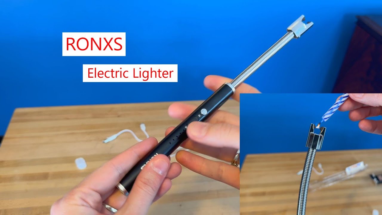 RONXS Electric Lighter, windproof and easy to use! #lighter # ...