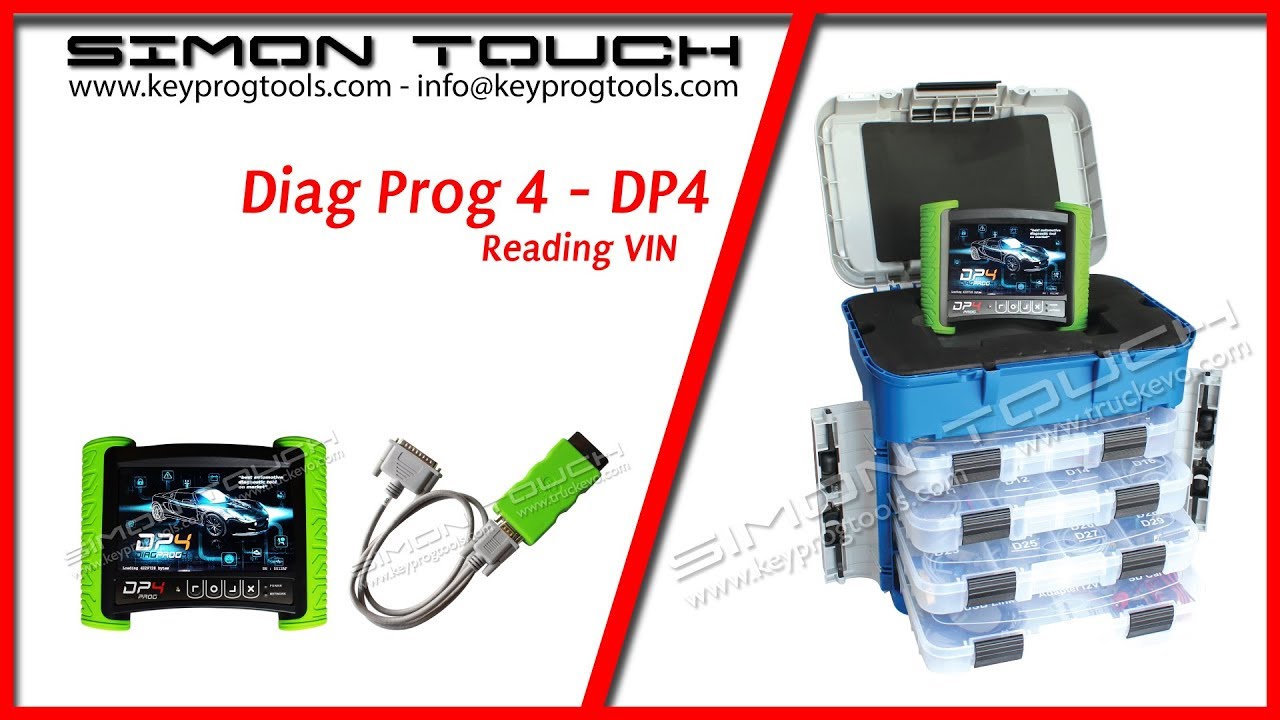 Diag Prog 4- DP4 Reading Vin - YouTube