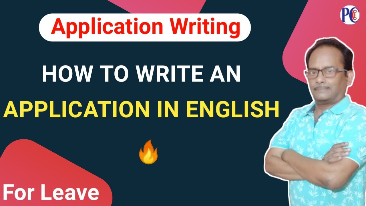 How to write an application in English | Application for Leave ...