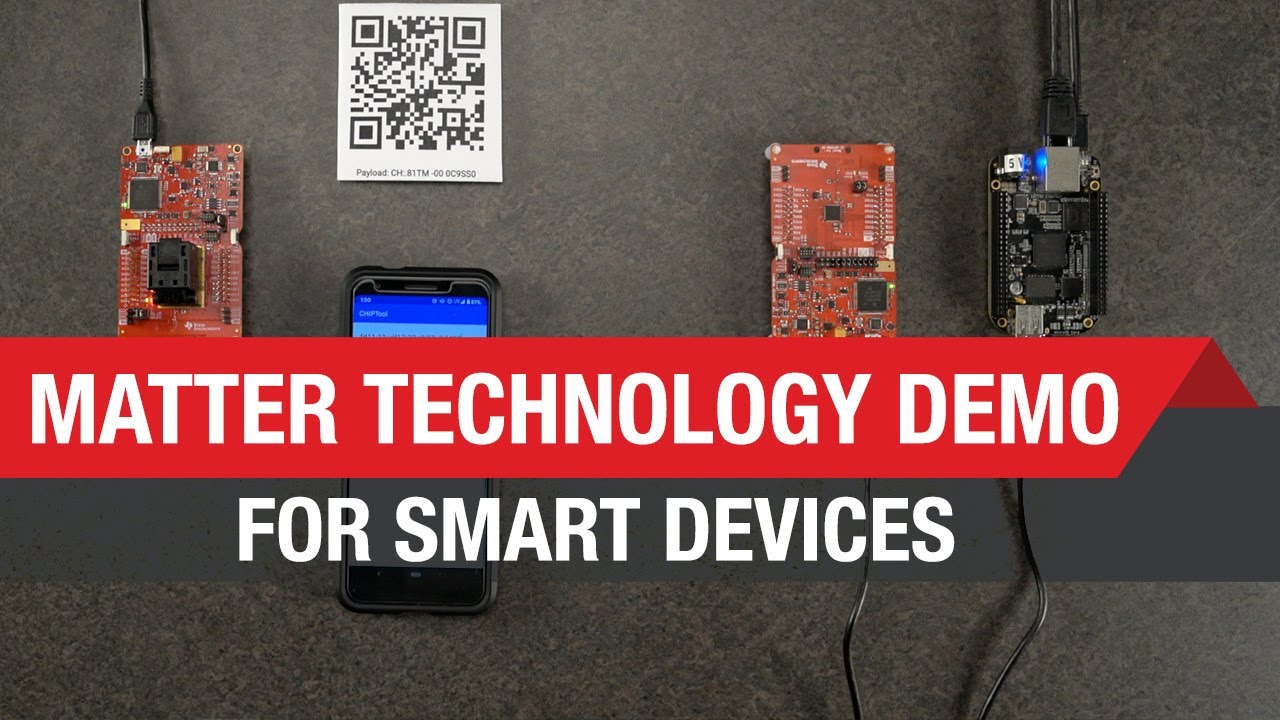 TI Matter technology demo: Unified standard for connected objects - YouTube