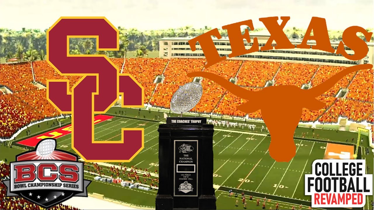 ALL Time Texas Longhorns vs ALL Time USC Trojans NCAA 14 College ...