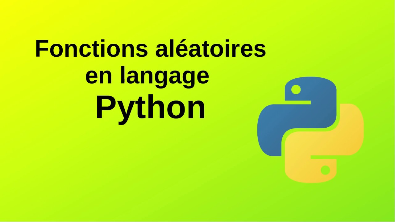 Première approche de la bibliothèque "random" en langage Python - YouTube