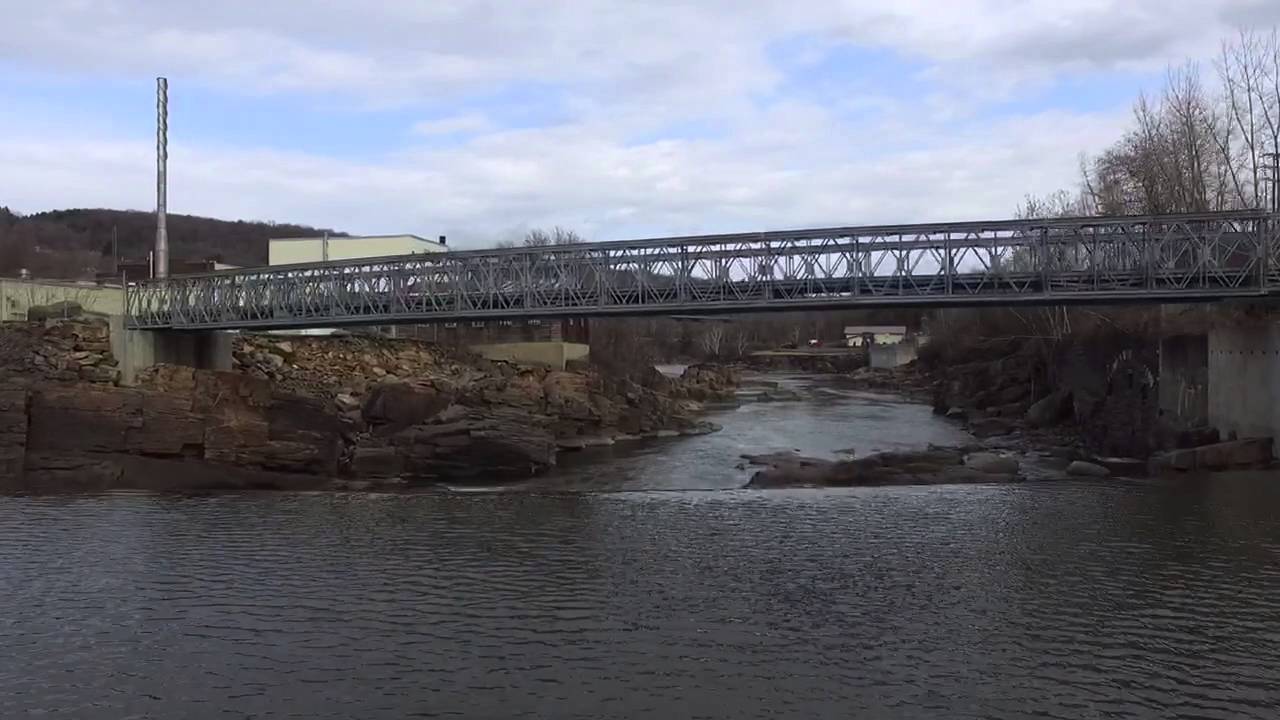 Mohawk River Drone Fly-By - YouTube