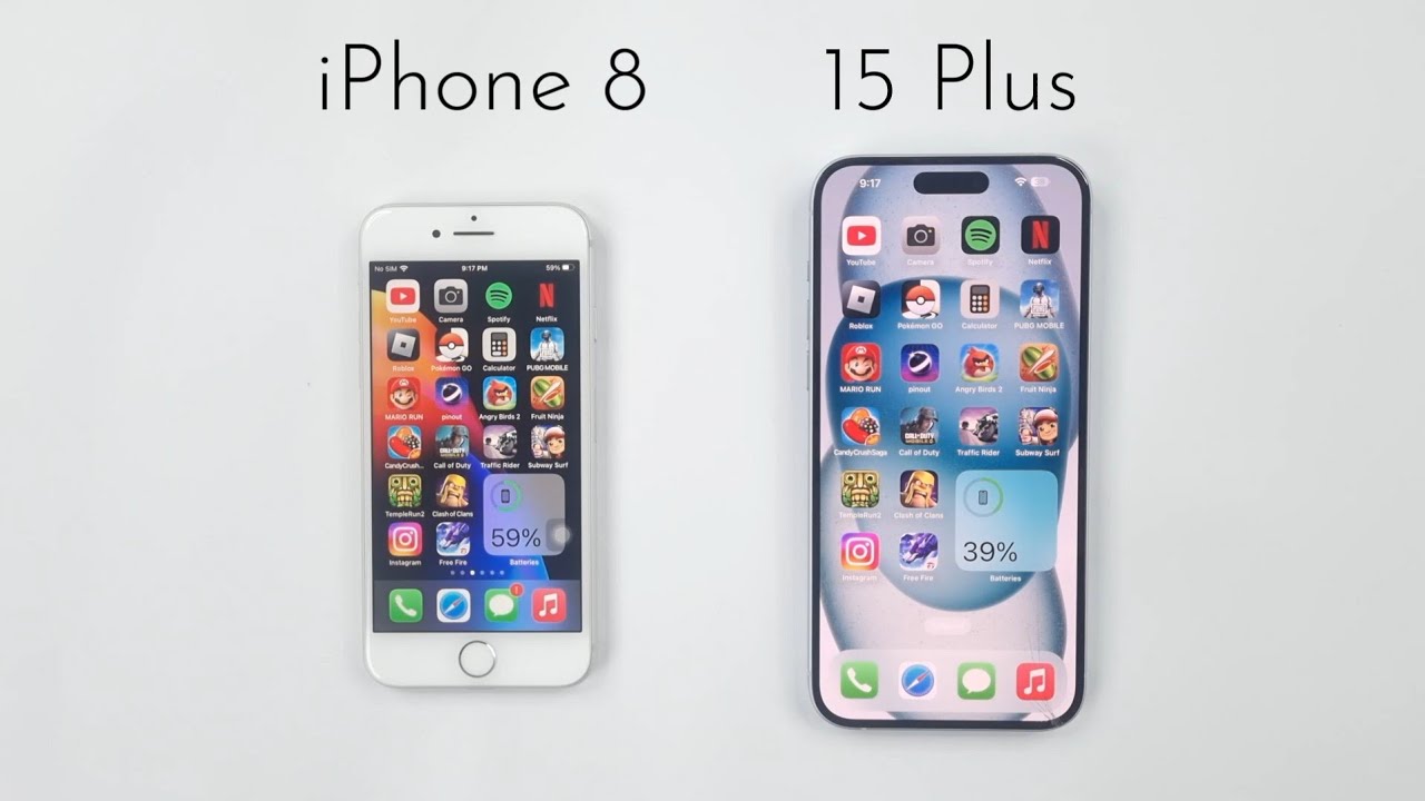 iPhone 8 vs iPhone 15 Plus - Speed Test! - YouTube