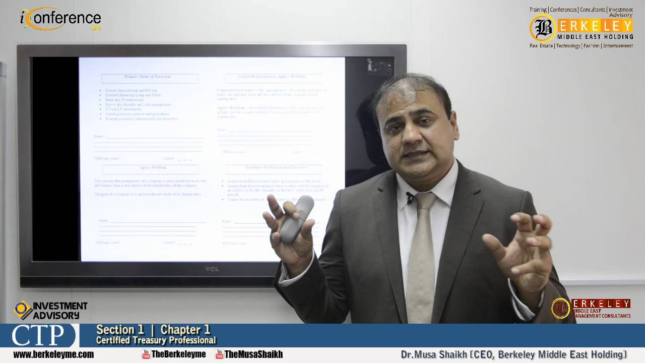 Section 1 | Chapter 1 | Certified Treasury Professional | CTP - YouTube