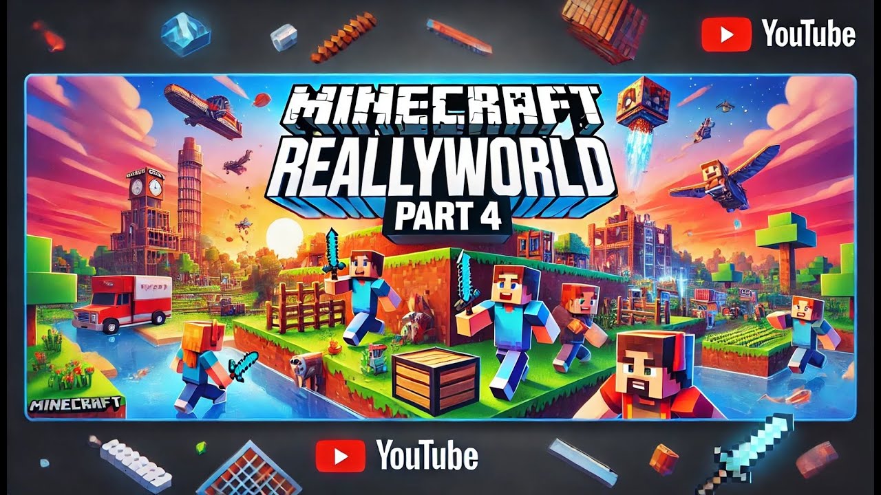 🔥 MineCraft ReallyWorld Часть 4: ЭПИЧНЫЕ ПРИКЛЮЧЕНИЯ! 🚀 - YouTube