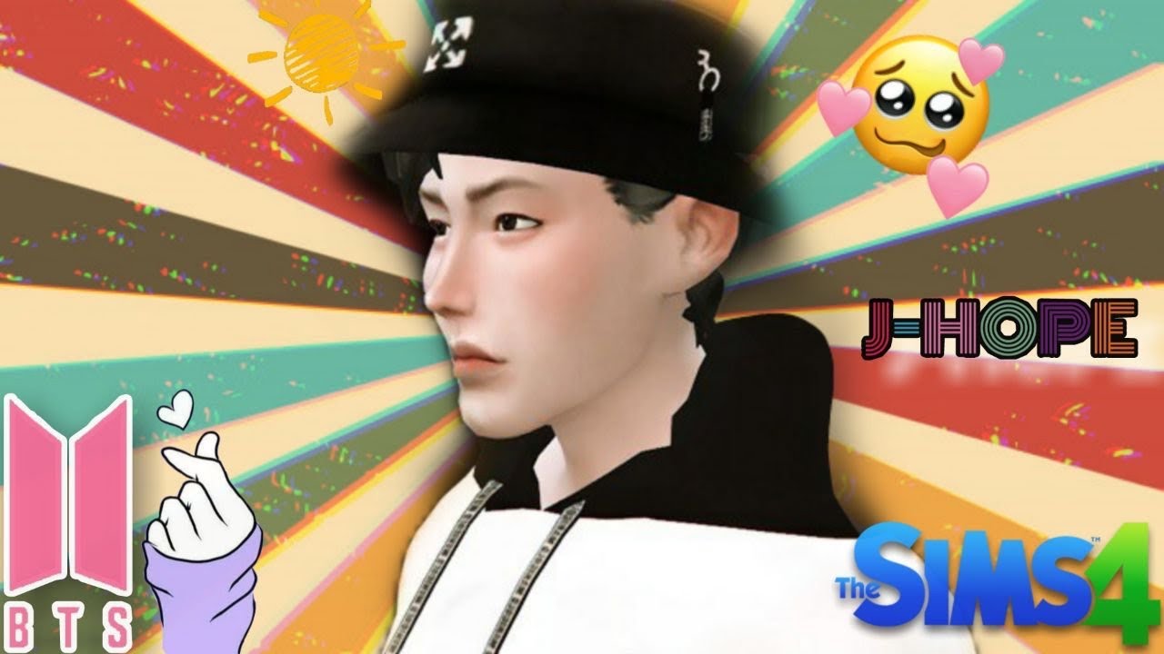 🍭 THE SIMS 4 J-Hope BTS CAS Challenge 🧡 CC Folder & Tray Files 💋 ! (+CC ...