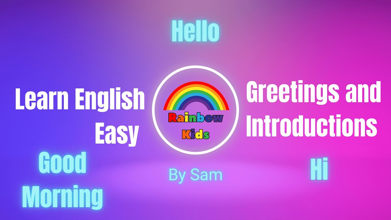 Learn English Easy: Greetings and Introductions - YouTube