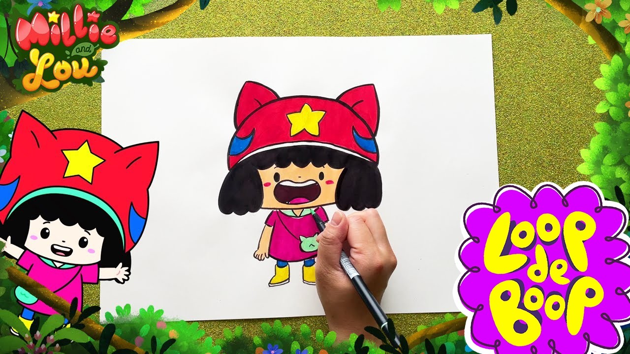 Millie and Lou | How to Draw 🎨 | Let's draw Millie! - YouTube