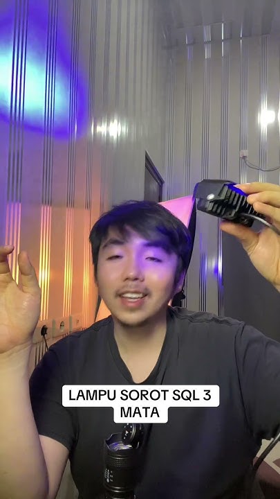 LAMPU SOROT SQL 3 MATA - YouTube