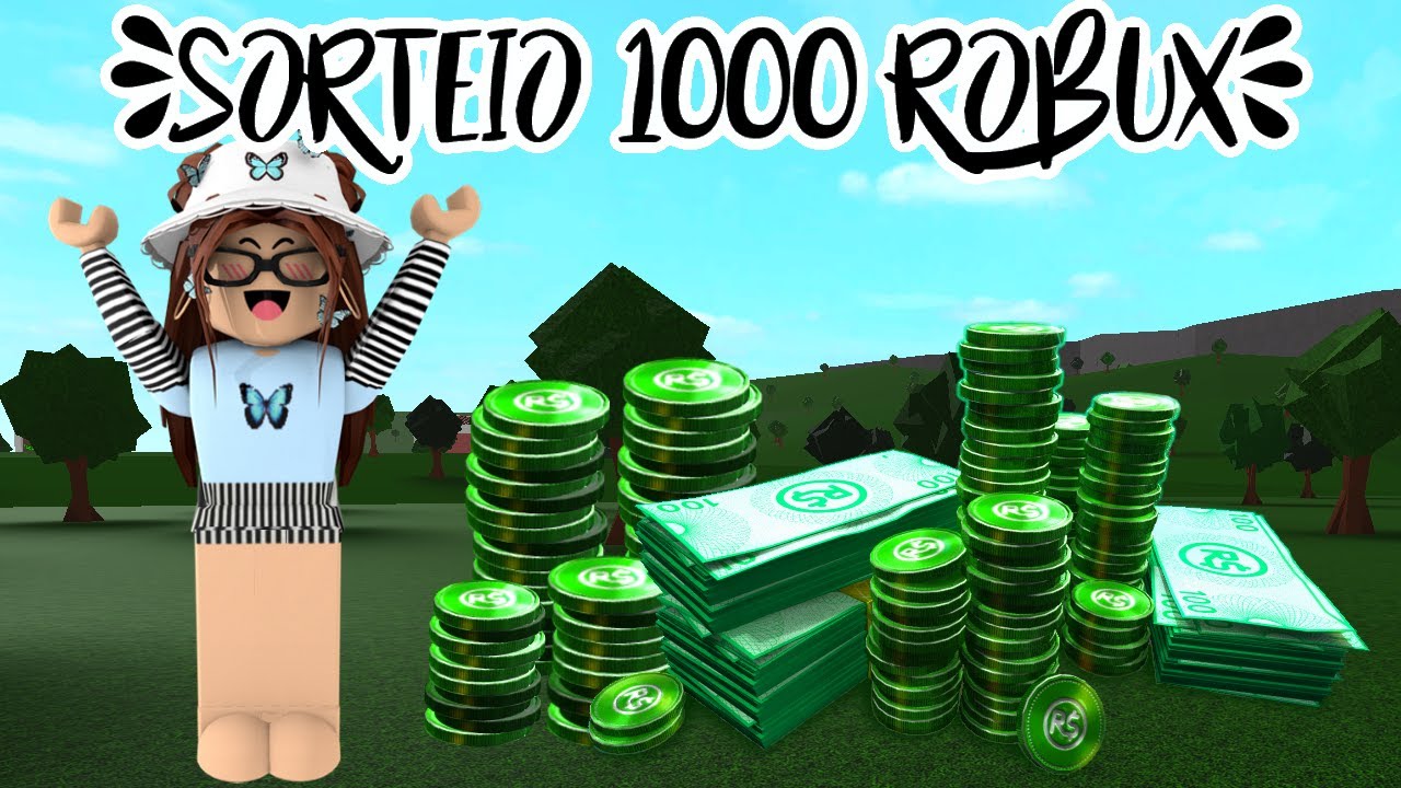 Roblox - SORTEIO DE 1000 ROBUX! ESPECIAL 13K 🤑💚 - YouTube