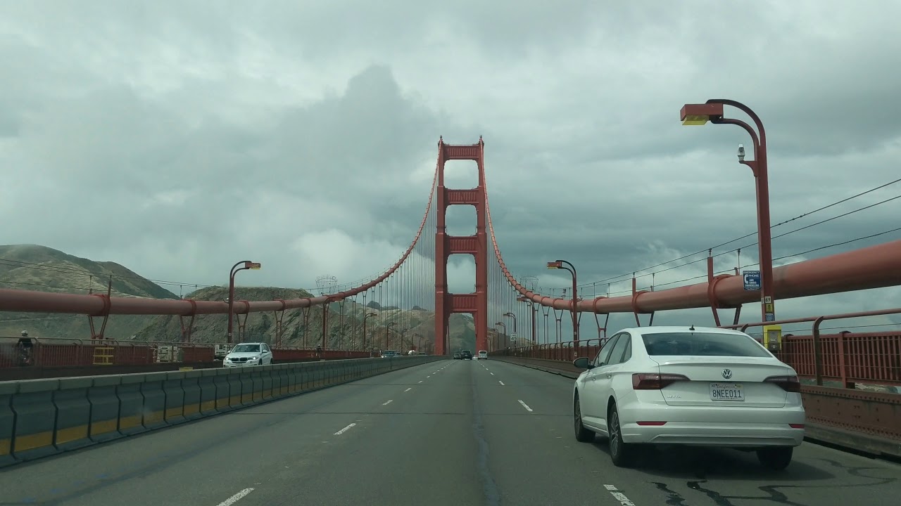 Crossing the Golden Gate Bridge - Northbound. - YouTube