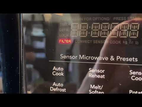 Reset Microwave Filter light and change filters: Frigidaire Gallery - YouTube
