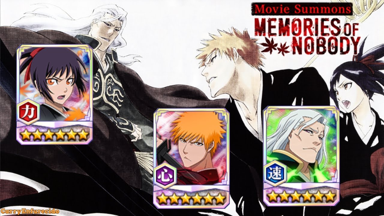 Memories of Nobody: Senna, Ganryu e Ichigo | Bleach Brave Souls - YouTube