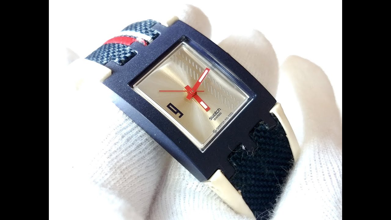 SWATCH Square AG 2002 Quartz Wrist Watch - YouTube