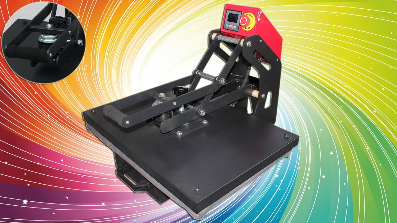 XIN HONG® HP3804D 400*600mm Auto Open Clam Heat Press Machine - YouTube