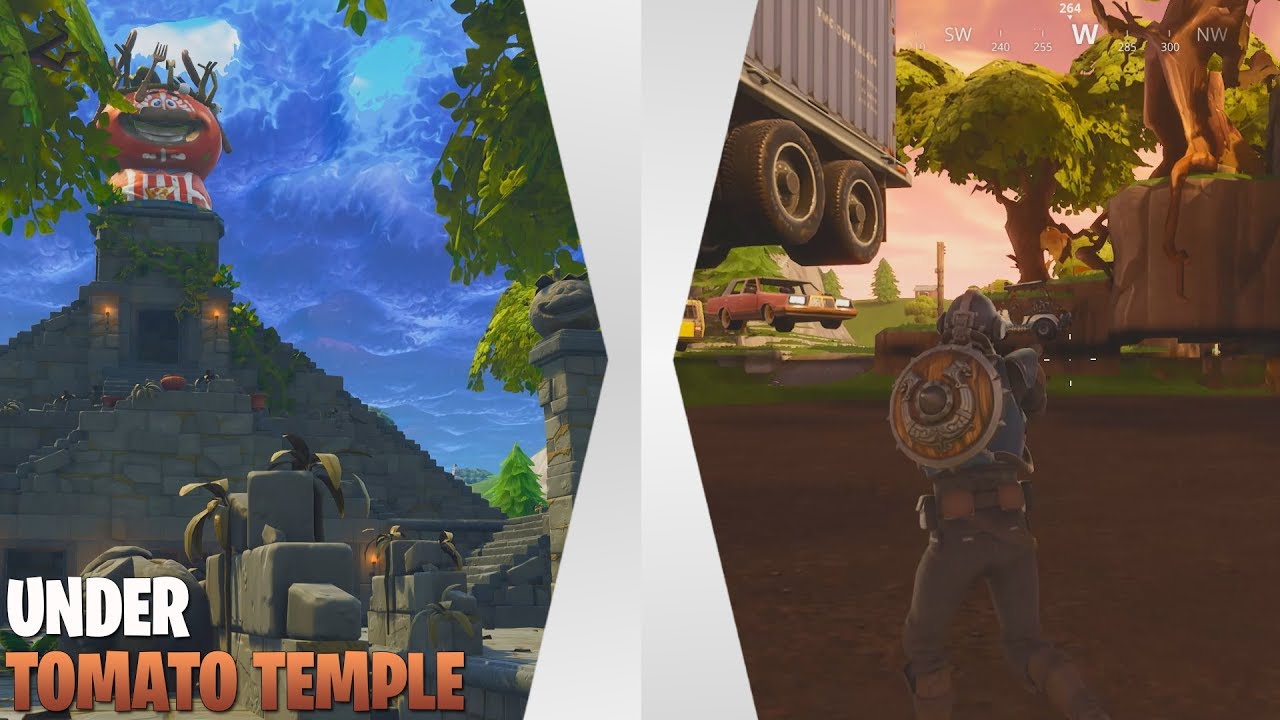 Fortnite Glitch: Tomato Temple Under The Map Location | Season 5 2018 ...