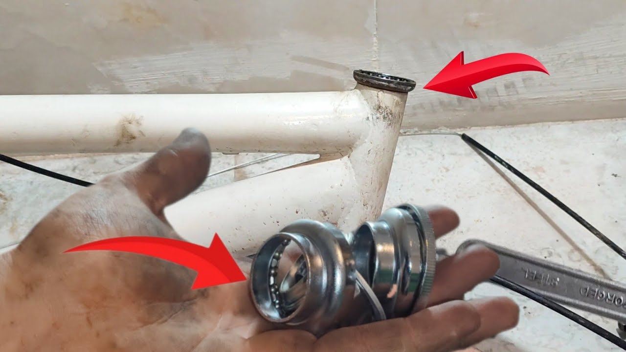 Bicycle repair. How to change mtb bike headset - YouTube